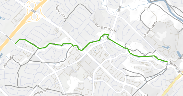 Sawmill Valley Multi Trail - Mississauga, Ontario