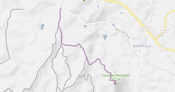 Currahee Mountain Forest Road Mountain Biking Trail - Toccoa