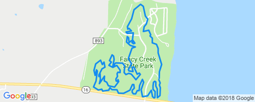 Fancy Creek Trail Mountain Biking Trail - Manhattan