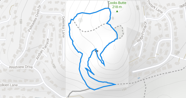 Cooks Butte Loop Hiking Trail - Lake Oswego, Oregon