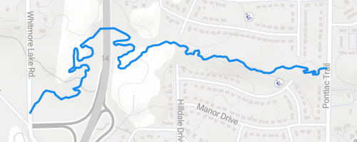Tunnel under M14 Multi Trail - Ann Arbor, Michigan