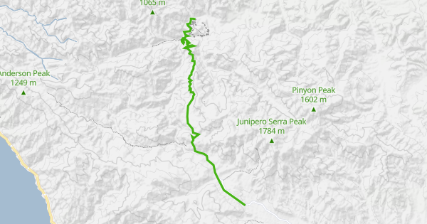 Arroyo Seco - Indians Road Mountain Biking Trail - Big Sur, CA