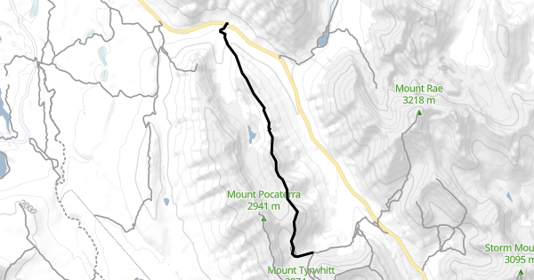 Pocaterra Ridge Hiking Trail - Canmore, Alberta