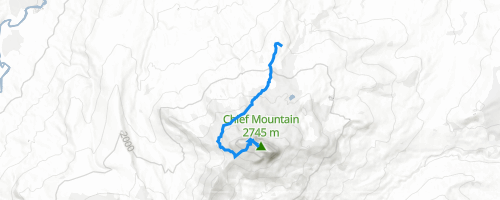 Chief Mountain, near Babb Montana Hiking Trail - - Montana