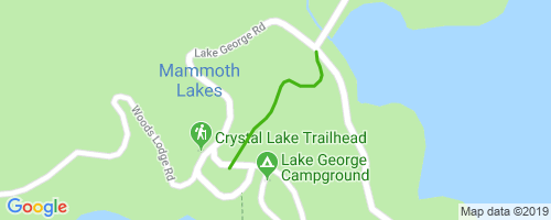 Lake George Campground Hiking Trail - - California
