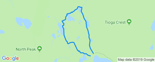 20 Lakes Basin Loop Hiking Trail - Bridgeport, CA