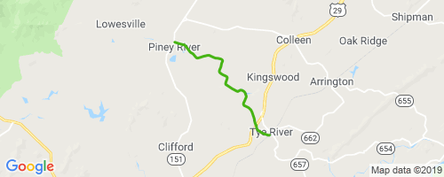 Blue Ridge Railway Trail Mountain Biking Trail - Gladstone