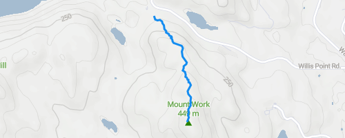 Mt Work Summit Trail - North Hiking Trail - Victoria