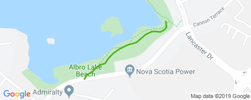 Albro Lake Beach path Hiking Trail - Dartmouth, NS