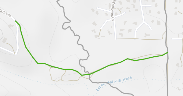 Frick Trail Mountain Biking Trail - - Arizona