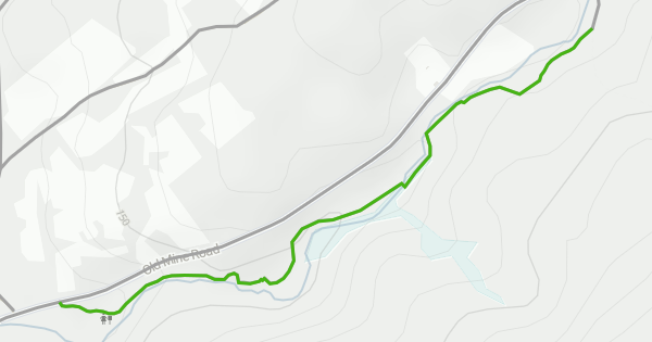 Van Campens Glen Trail Hiking Trail - - Pennsylvania