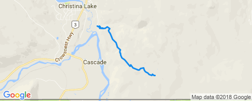 Lower Dewdney Mountain Biking Trail - Christina Lake