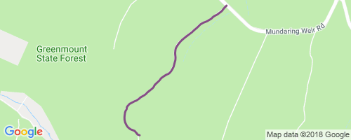 Fireroad (Gunjin North) Mountain Biking Trail - Perth