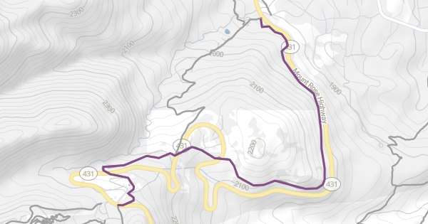 Old Mount Rose Highway Mountain Biking Trail - Reno
