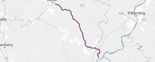 Butler Freeport Community Trail Mountain Biking Trail - Butler, PA