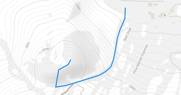 Cinder Cone Uphill Route Skiing Trail - Bend, Oregon