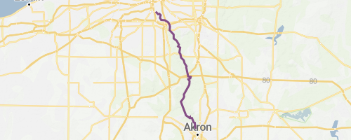 Ohio & Erie Canal Towpath Trail Multi Trail - Akron, Ohio