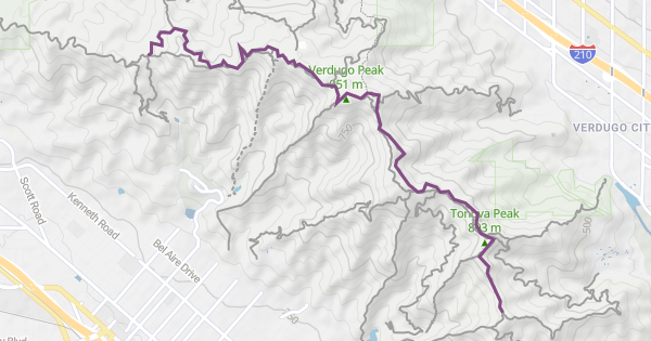 Verdugo Motorway Multi Trail - Burbank, California
