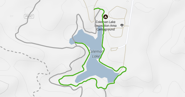 Coleman Lake Loop Hiking Trail - Hefflin, Alabama