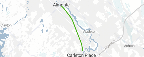 Ottawa Valley Recreation Trail - Almonte to CP Multi Trail - Carleton ...