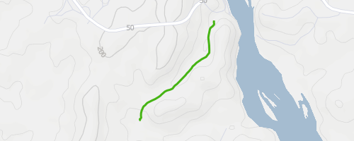 Cherokee Bluff Railroad Trail Hiking Trail - - Alabama