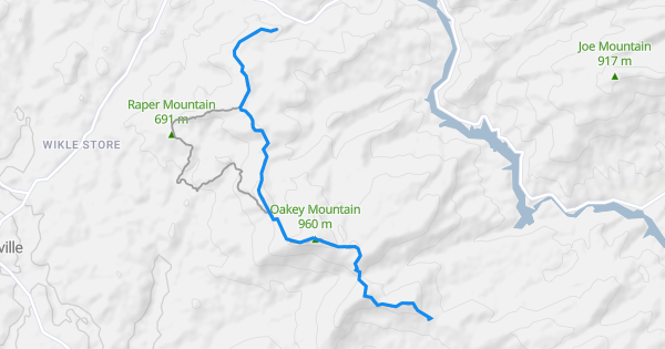Oakey Mountain ORV ATVing/Offroading Trail - GA