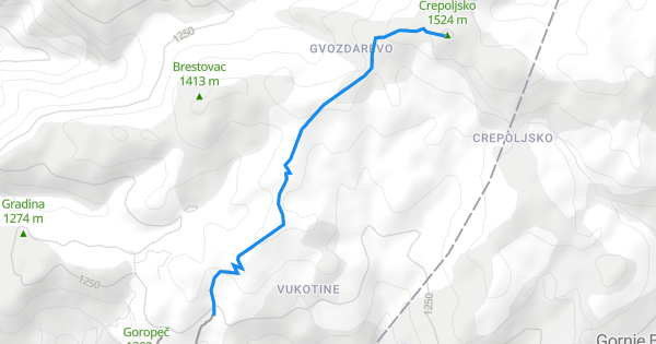 Crepoljsko Trail Mountain Biking Trail - Sarajevo