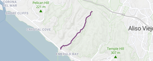 Moro Ridge Road Mountain Biking Trail - Laguna Beach