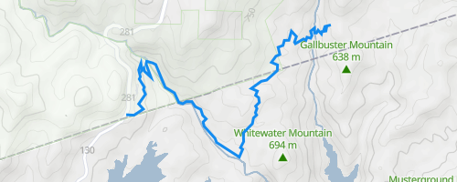 Foothills Trail (Upper Whitewater Falls) Hiking Trail - Brevard