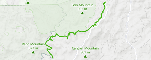 Foothills Trail (Fish Hatchery Road) Hiking Trail - Walhalla, SC