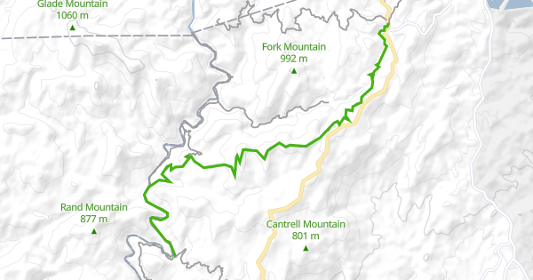 Foothills Trail (Fish Hatchery Road) Hiking Trail - Walhalla, SC