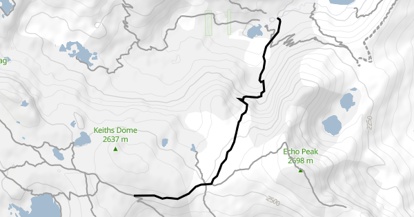 Tamarack Lake Hiking Trail - South Lake Tahoe, California