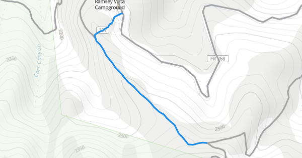 Carr Peak Trail Hiking Trail - Sierra Vista, Arizona