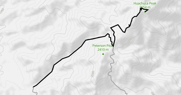 Huachuca Peak Trail Multi Trail - Sierra Vista, Arizona