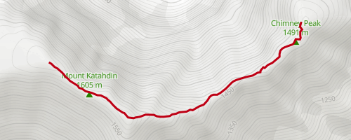 Knife Edge Trail Hiking Trail - Greenville, Maine