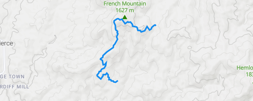 French Mountain Trail Route Multi Trail - Pierce, Idaho