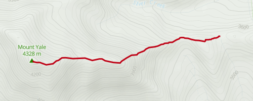 Mount Yale Route Hiking Trail - Leadville, Colorado