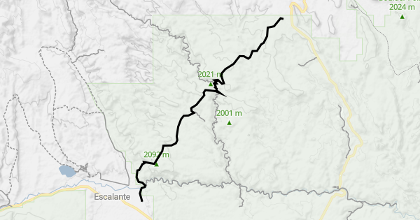 Boulder Mail Trail Hiking Trail - Escalante, Utah