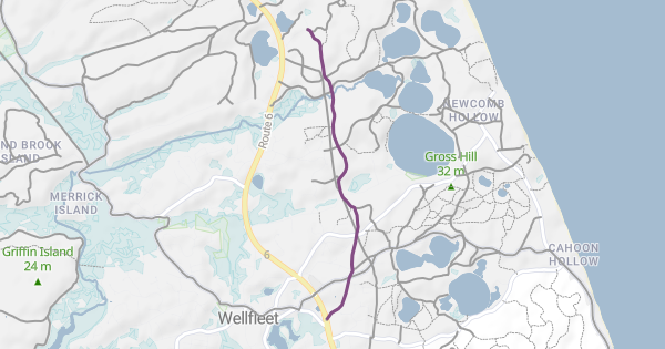 Old Kings Highway Multi Trail - Wellfleet, Massachusetts