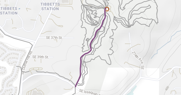 Duthie Access Road to Clearing Mountain Biking Trail - Issaquah