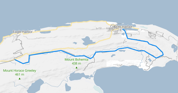 Keweenaw State Trail East ATVing/Offroading Trail - Copper Harbor, MI