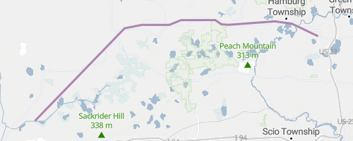 Mike Levine Lakelands State Trail Mountain Biking Trail - - Michigan