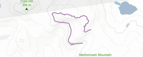 Meshomasic Loop West Hiking Trail - Portland, Connecticut