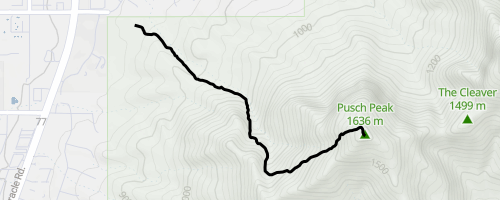 Pusch Peak Trail Hiking Trail - Tucson, Arizona