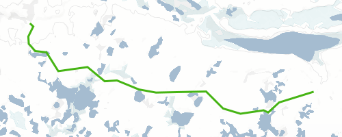 Central Trail - Gunn Creek Backcountry campsite to Gunn Lake Trail ...