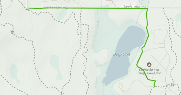 Deep Lake Hiking Trail - Middleville, Michigan