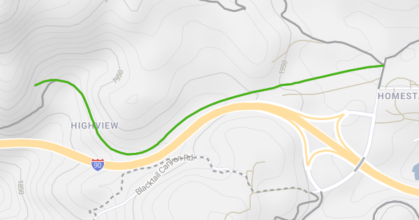 RR Bed: Tunnel to Homestake Pass Multi Trail - Butte, MT