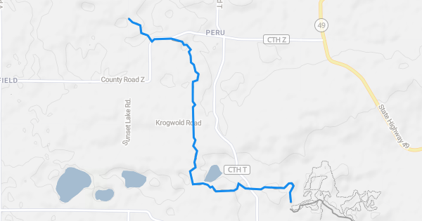 Ice Age (Iola Ski Hill) Hiking Trail - Iola, WI