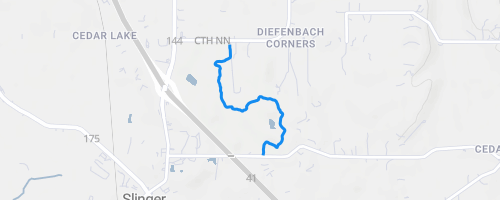 Ice Age (Cedar Lakes) Hiking Trail - Slinger, Wisconsin