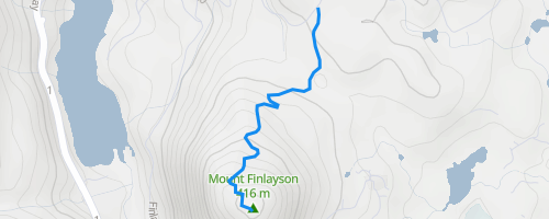 Mt Finlayson Backside Trail Hiking Trail - Victoria, BC